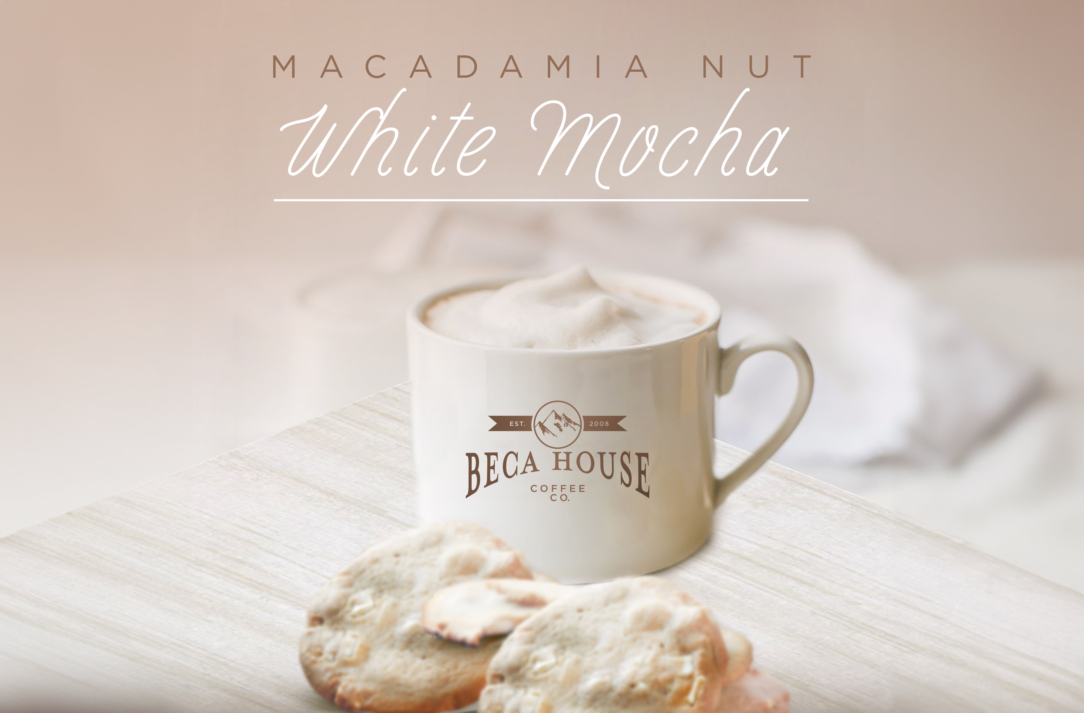 Beca House Coffee – Macadamia Nut White Mocha | Beca House Coffee
