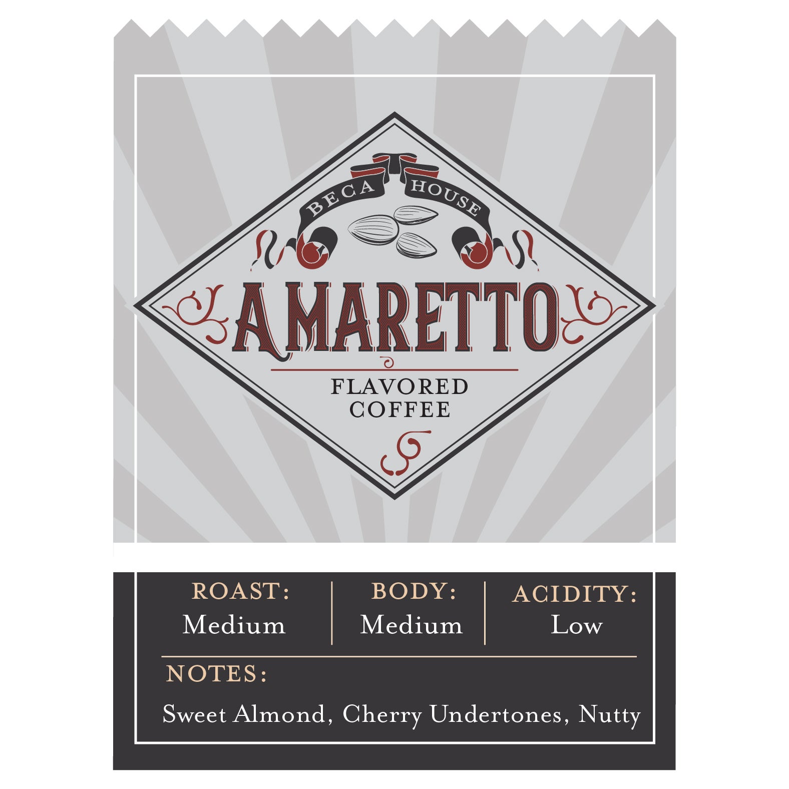 Amaretto Flavored Beans | Beca House Coffee